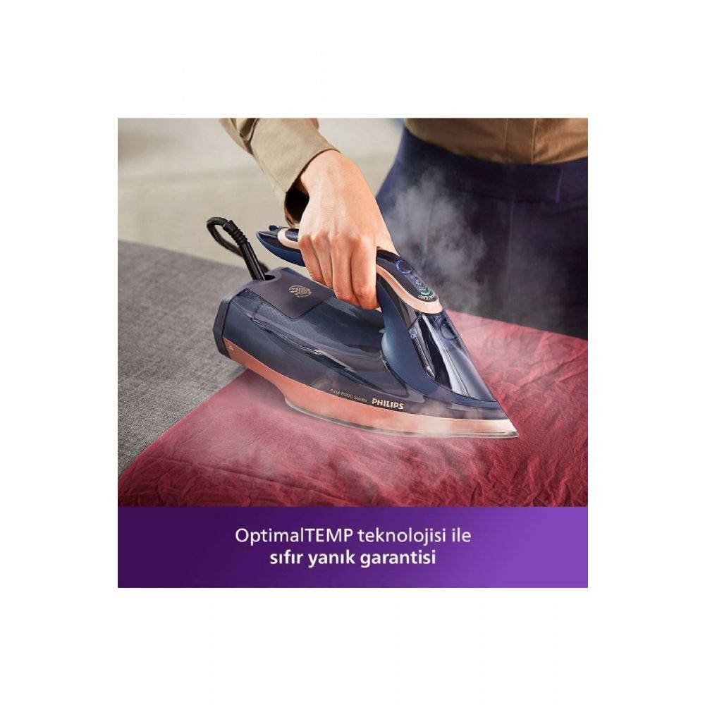 Philips Azur 8000 Serisi Optimaltemp 3000 W Buharlı Ütü - zaten.com